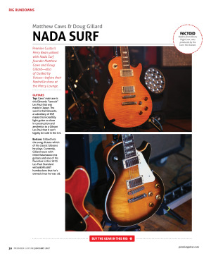 RIG RUNDOWNS - NADA SURF - January 2017