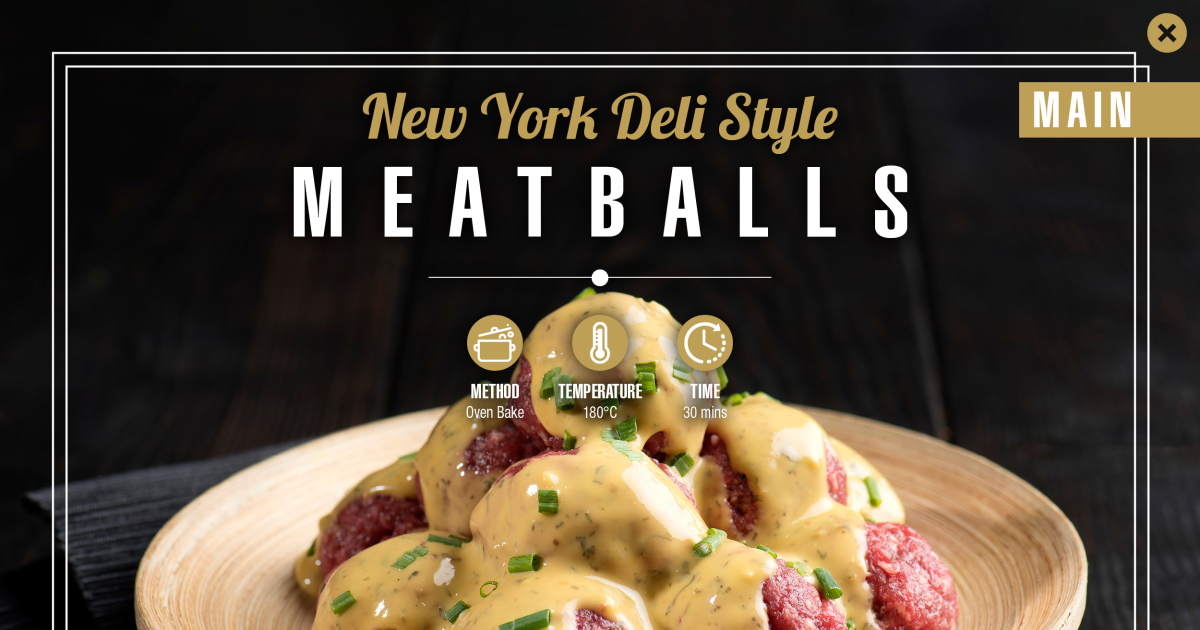 New York Deli Style Meatballs - Sauce-It 2020 the Americas