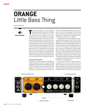 Reviews Orange Little Bass Thing - October 2020